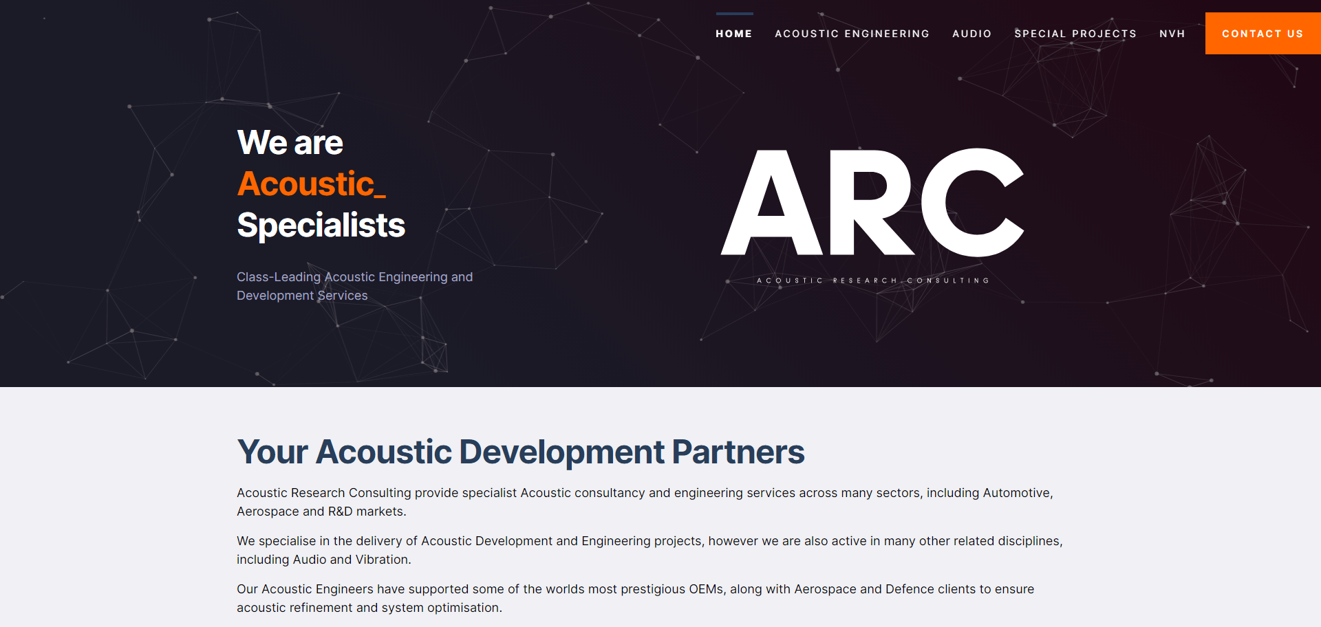 Acoustic & Audio Engineering Specialists. | ARC